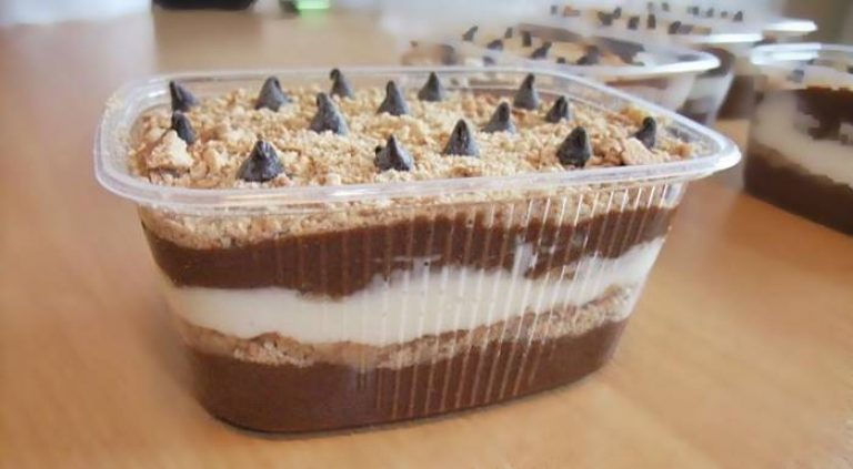 Mousse de Chocolate com Natas e Bolacha - Receitas Para Todos os Gostos