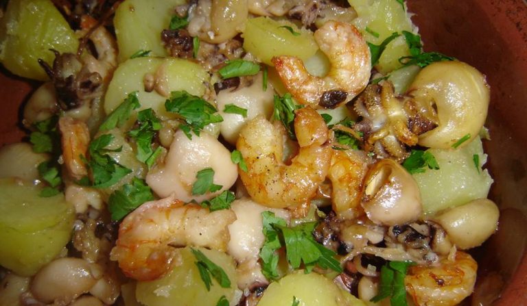 Choquinhos no forno com camarão - Receitas Para Todos os Gostos